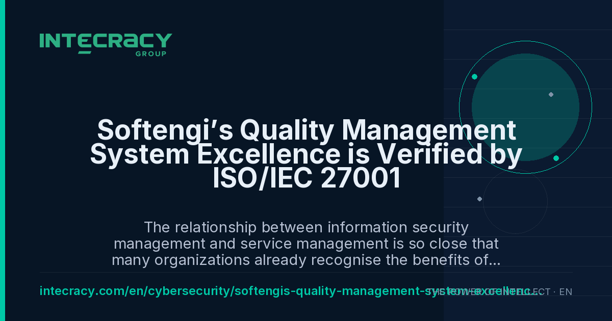 Softengi’s Quality Management System Excellence is Verified by ISO/IEC ...